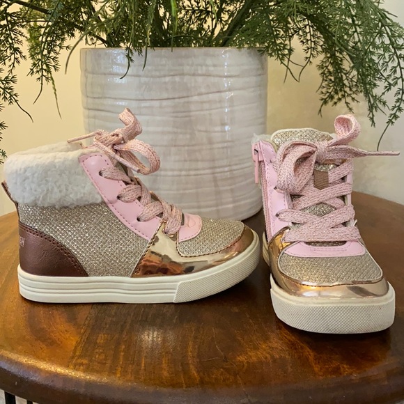OshKosh B'gosh | Shoes | Rose Gold Sneakers | Poshmark